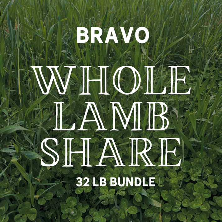 Whole Lamb Share - 32 lb bundle of delicious local LAMB – Bravo Steaks